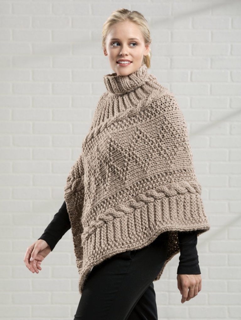 27+ Amazing Image of Poncho Knitting Pattern Chunky - davesimpson.info